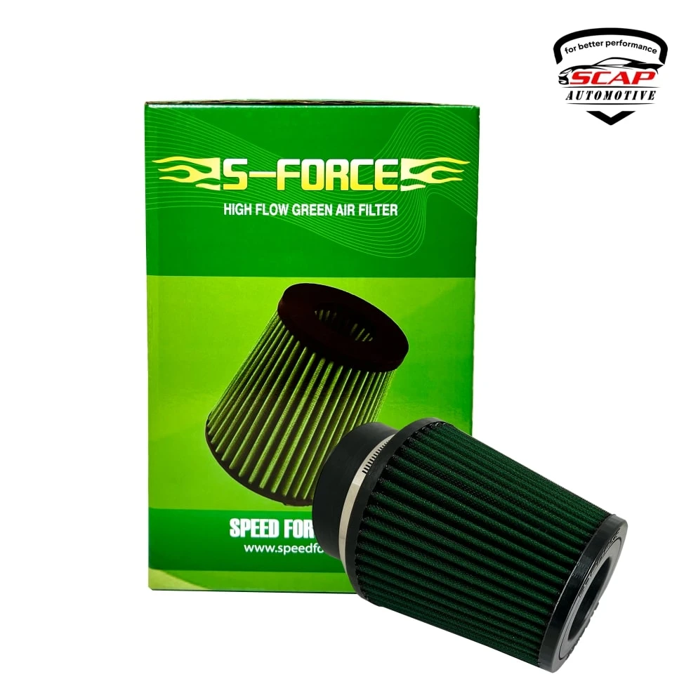 AIR FILTER SMALL D.114 H.160 GREEN SFR SFR-0021-4.5-160 (SKU 33-292 ...